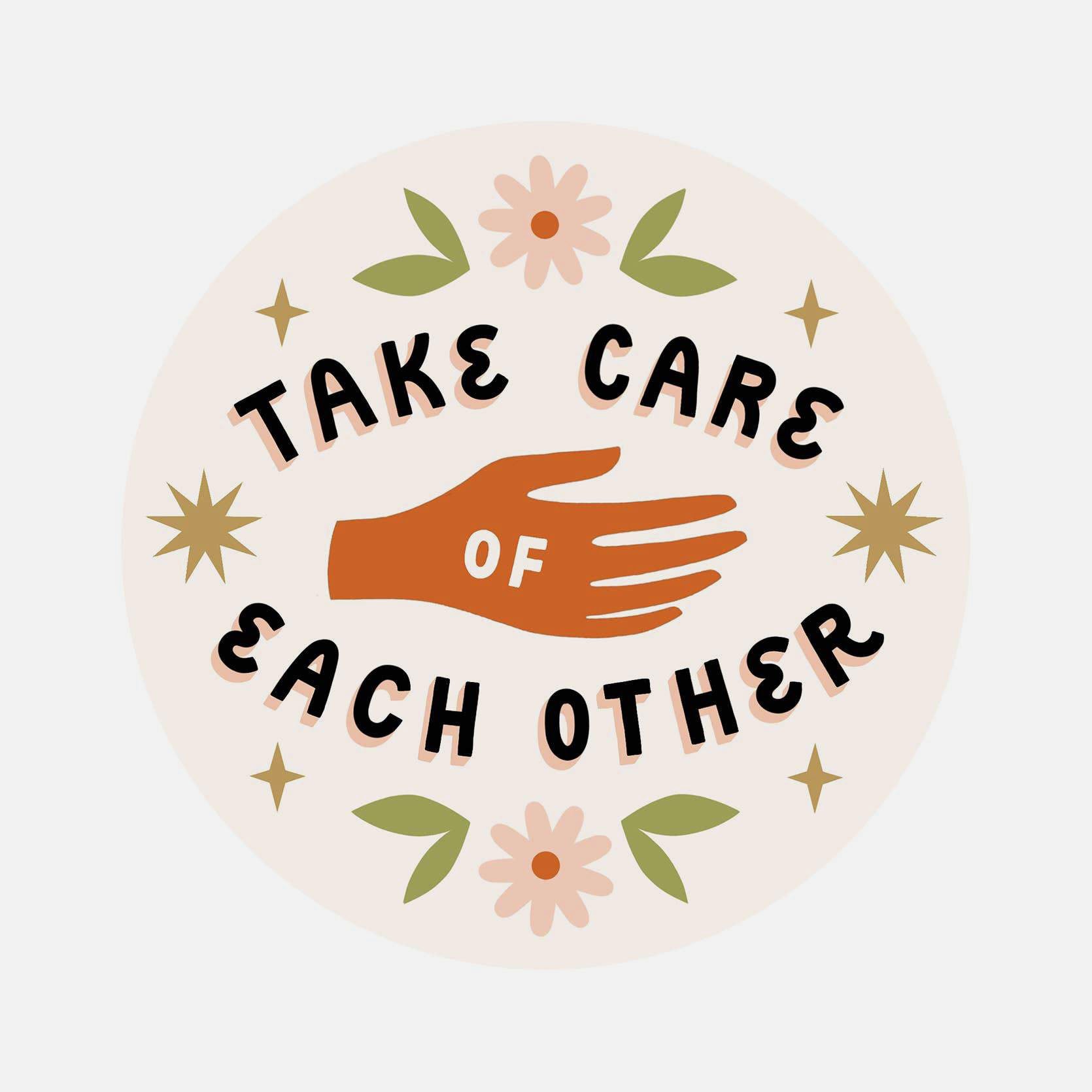 Take Care Die Cut Sticker – Barb's Boxes